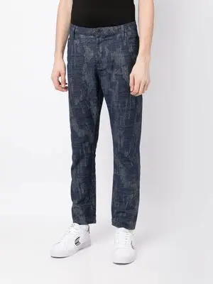 PORTS V Distressed Tapered Trousers