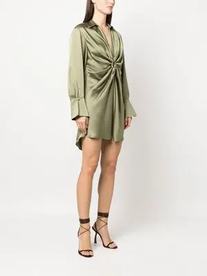 Simkhai Gathered-detail Shirt Dress