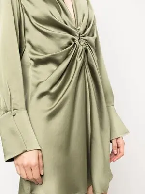 Simkhai Gathered-detail Shirt Dress