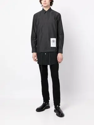 PORTS V Logo-patch Long-sleeve Shirt