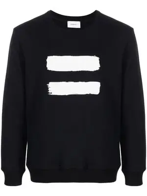 PORTS V Slogan-print Long-sleeve Sweatshirt