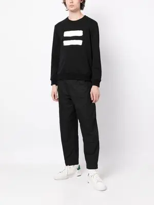 PORTS V Slogan-print Long-sleeve Sweatshirt