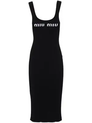 Miu Miu Logo Day Dresses