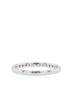 HYT JEWELRY 18kt White Gold Diamond Band Ring