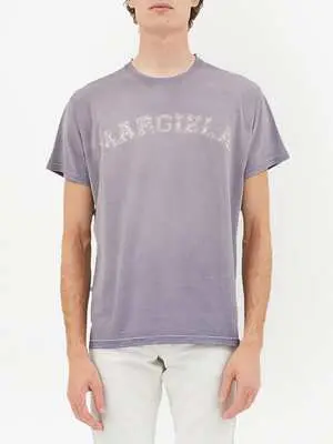 MAISON MARGIELA Logo-print T-shirt - Purple