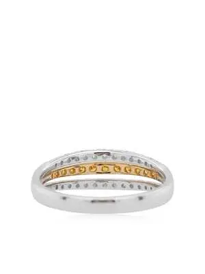 HYT JEWELRY 18kt White Gold Diamond Band Ring
