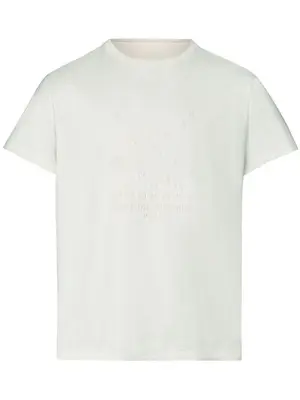 MAISON MARGIELA Numeric Logo-embroidered T-shirt - White