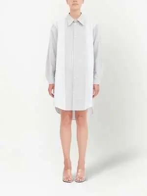 MAISON MARGIELA Striped Cotton Shirt Dress