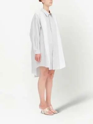MAISON MARGIELA Striped Cotton Shirt Dress