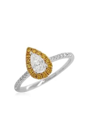 HYT JEWELRY 18kt White Gold Diamond Ring