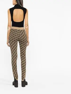 Stella McCartney Wave-pattern Knitted Trousers