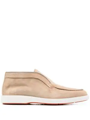 Santoni 25mm Slip-on Suede Boots