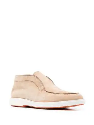 Santoni 25mm Slip-on Suede Boots