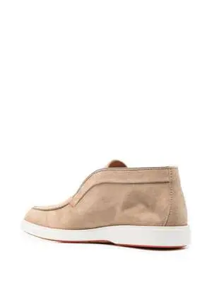 Santoni 25mm Slip-on Suede Boots