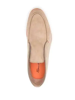 Santoni 25mm Slip-on Suede Boots