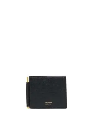 TOM FORD Logo-stamp Leather Wallet
