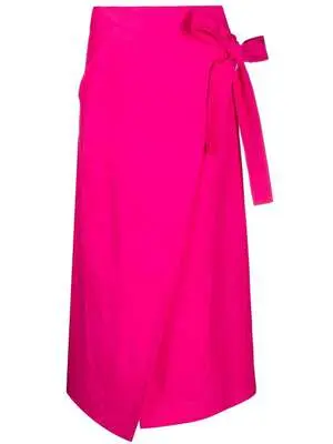 P.a.r.o.s.h Wrap Midi Skirt