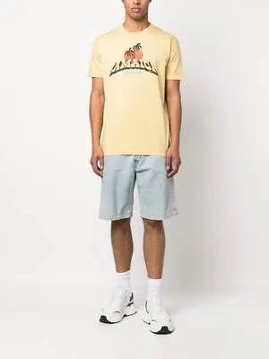 Dsquared2 Graphic-print Short-sleeve T-shirt - Yellow