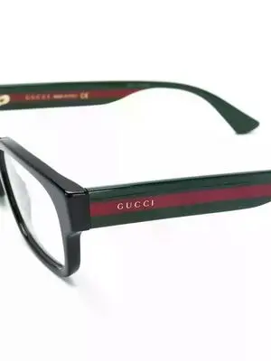 Gucci Web-detail Glasses