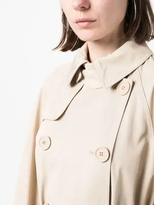 Emporio Armani Belted Trench Coat - Neutrals