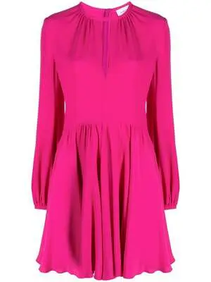 Giambattista Valli Long-sleeved Minidress - Pink