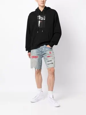 MOSTLY HEARD RARELY SEEN Mobster Graphic-print Pullover Hoodie