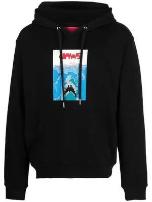 MOSTLY HEARD RARELY SEEN Sharkbite Pullover Hoodie - Black