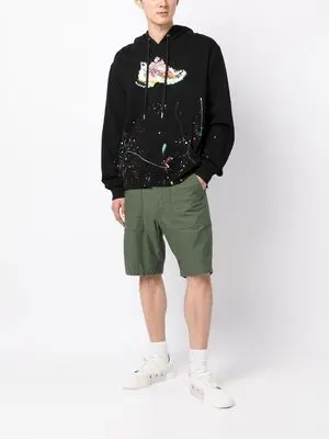 MOSTLY HEARD RARELY SEEN 8-BIT Sneaker-print Hoodie - Black