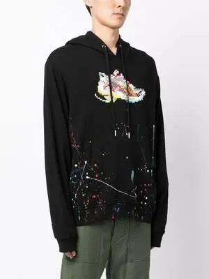 MOSTLY HEARD RARELY SEEN 8-BIT Sneaker-print Hoodie - Black