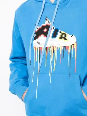 MOSTLY HEARD RARELY SEEN 8-BIT Prism Air Long-sleeve Hoodie - Blue