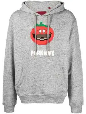 MOSTLY HEARD RARELY SEEN Forknife Pullover Hoodie - Grey