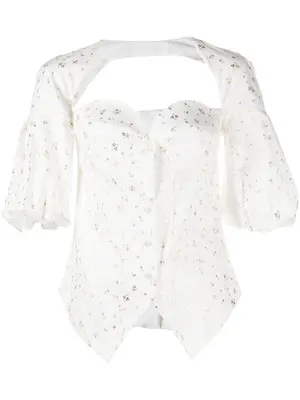 Rosie Assoulin Floral-print Blouse