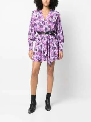 IRO PARIS Madea Floral-print Minidress