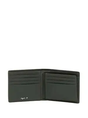 AGNÈS B. Bi-fold Logo-plaque Wallet