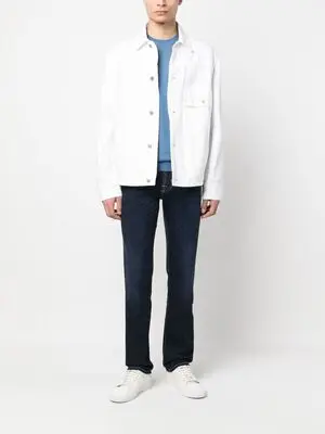Fedeli Crew Neck Jumper - Blue