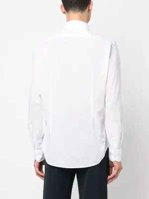 Fedeli Long-sleeve Stretch-cotton Shirt