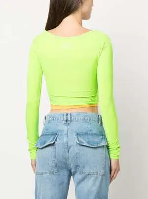 Sunnei Layered Long-sleeved Crop Top
