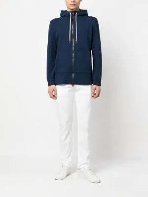 Kiton Zip-front Hoodie