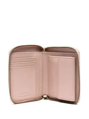 Pinko Love Birds Leather Wallet - Pink