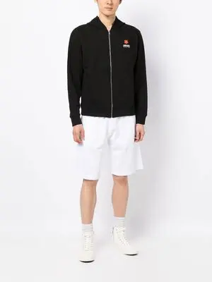 Kenzo Embroidered-logo Track Shorts - White