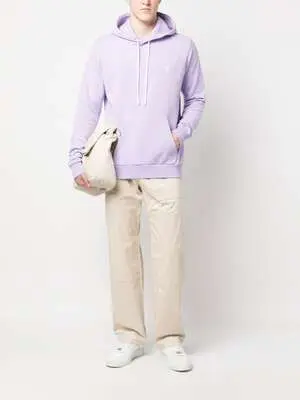 COUNTY OF MILAN Marcelo Burlon Cross Organic Cotton Hoodie - Purple