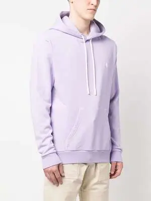 COUNTY OF MILAN Marcelo Burlon Cross Organic Cotton Hoodie - Purple