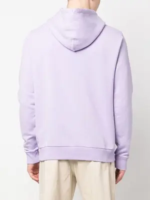 COUNTY OF MILAN Marcelo Burlon Cross Organic Cotton Hoodie - Purple