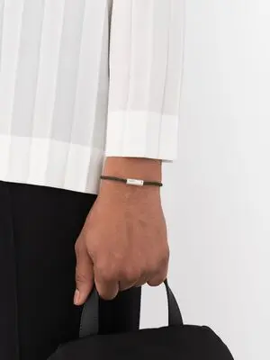 Le Gramme 7g Nato Cable Bracelet - Green