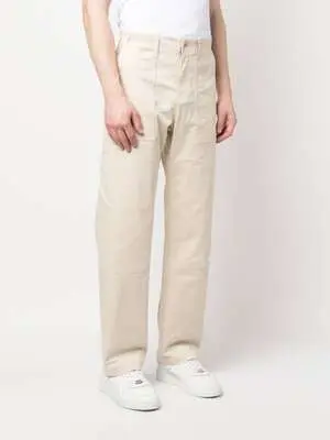 COUNTY OF MILAN Straight Leg Cotton Trousers