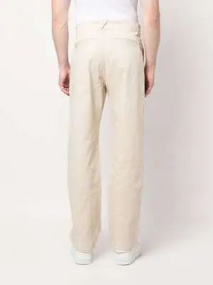 COUNTY OF MILAN Straight Leg Cotton Trousers