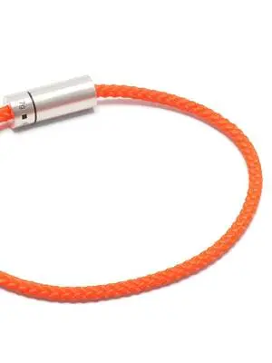 Le Gramme Nato Cable Bracelet - Orange