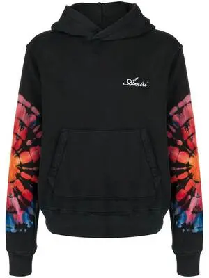 Amiri Tie-dye Logo-embroidered Hoodie
