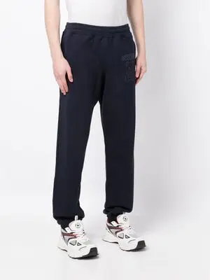 Moschino Print Detail Trousers - Blue