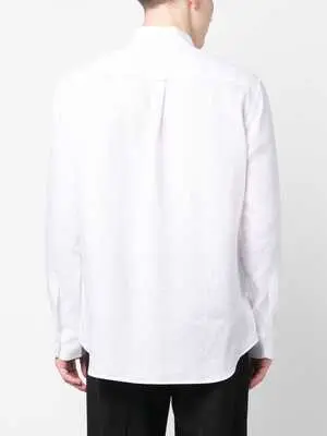 Brioni Linen Button-up Shirt - White